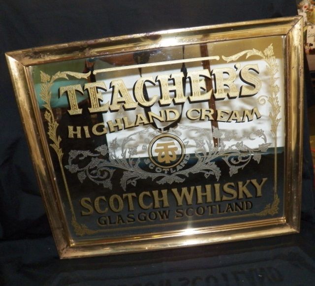 Teacher's Scotch Whisky Mirror