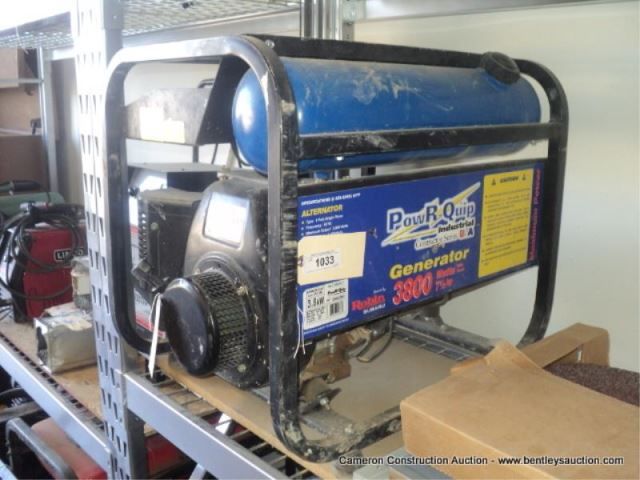 POWER QUIP 3800 GENERATOR WITH ROBIN EY28 SUBARU ENGINE