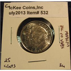 532. 2005 P "Year of the Veteran" Canada Quarter. BU.