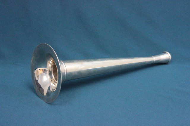 Unusual sterling silver Tiffany bugle