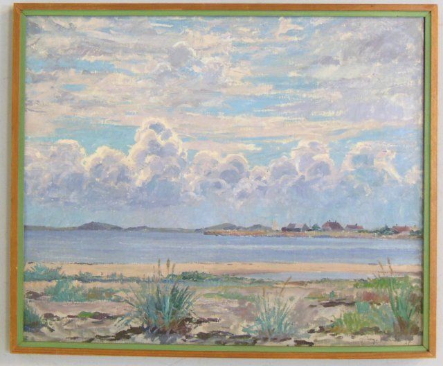 Oil painting depicting "Cape Cod"