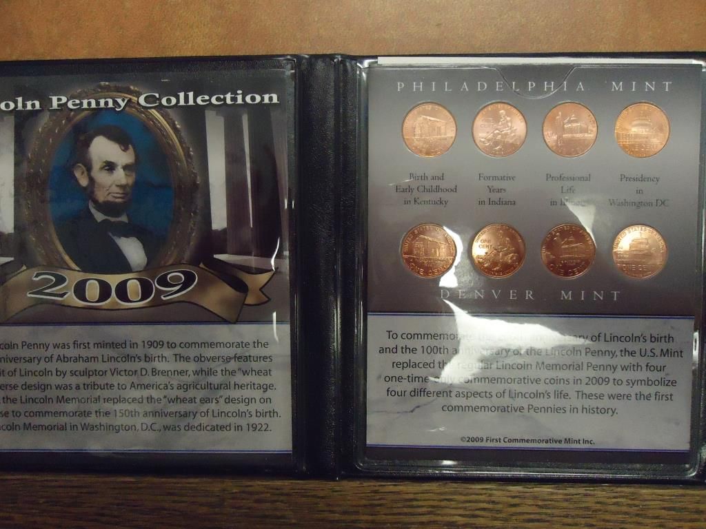2009 LINCOLN PENNY COLLECTION (AS SHOWN)