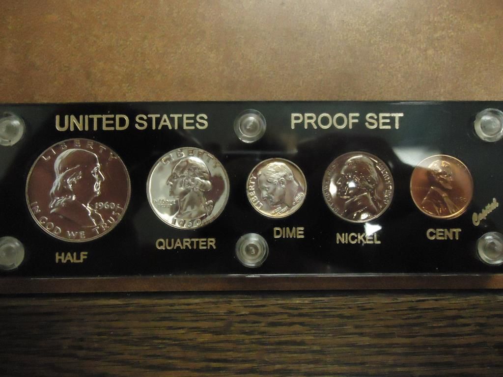 1960 US SILVER PROOF SET (WITH BOX)