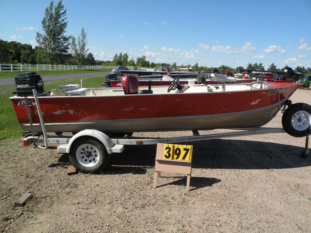 1978 Lund 16 boat w/trailer