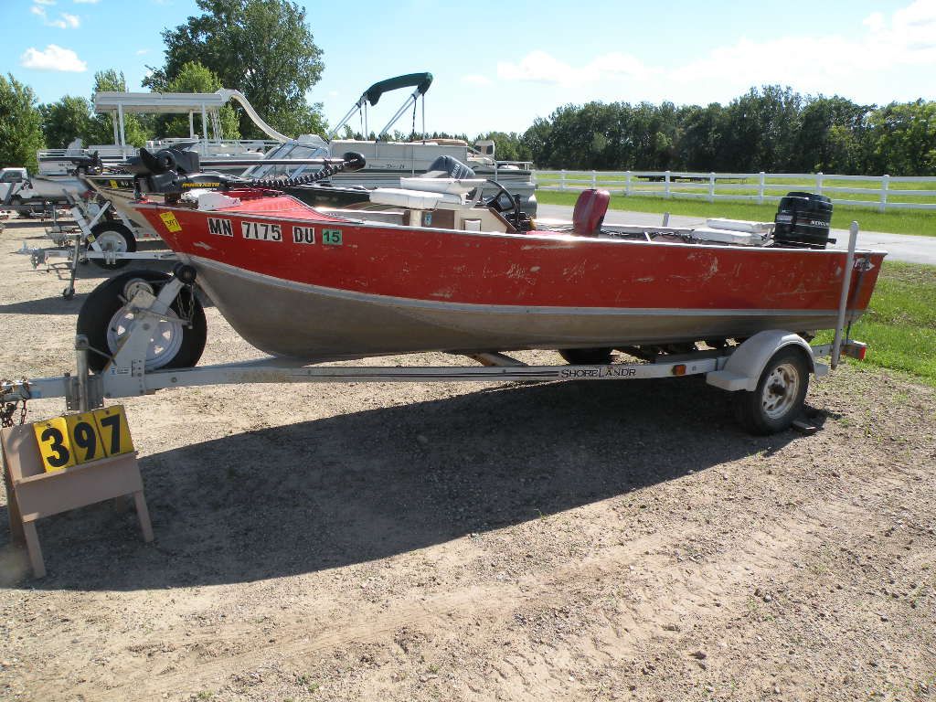 1978 Lund 16 boat w/trailer