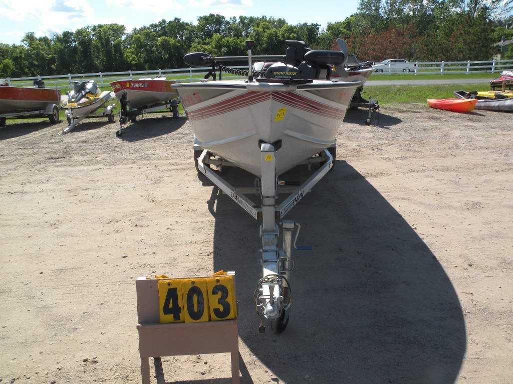 1992 Sylvan 16' Backtroller boat w/trailer SYL91292D292 Trailer Sells ...