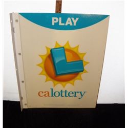 California Lottery Sign