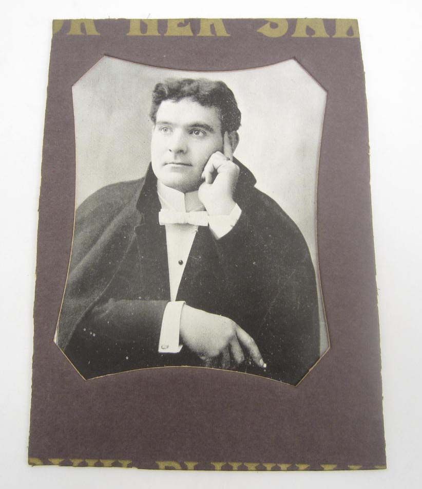 EARLY PHOTO OF ACTOR IN COSTUME - POSS. AS COUNT DRACULA
