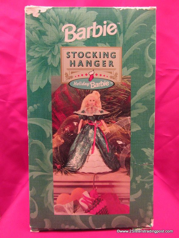 1996 Hallmark Holiday Barbie Stocking Hanger