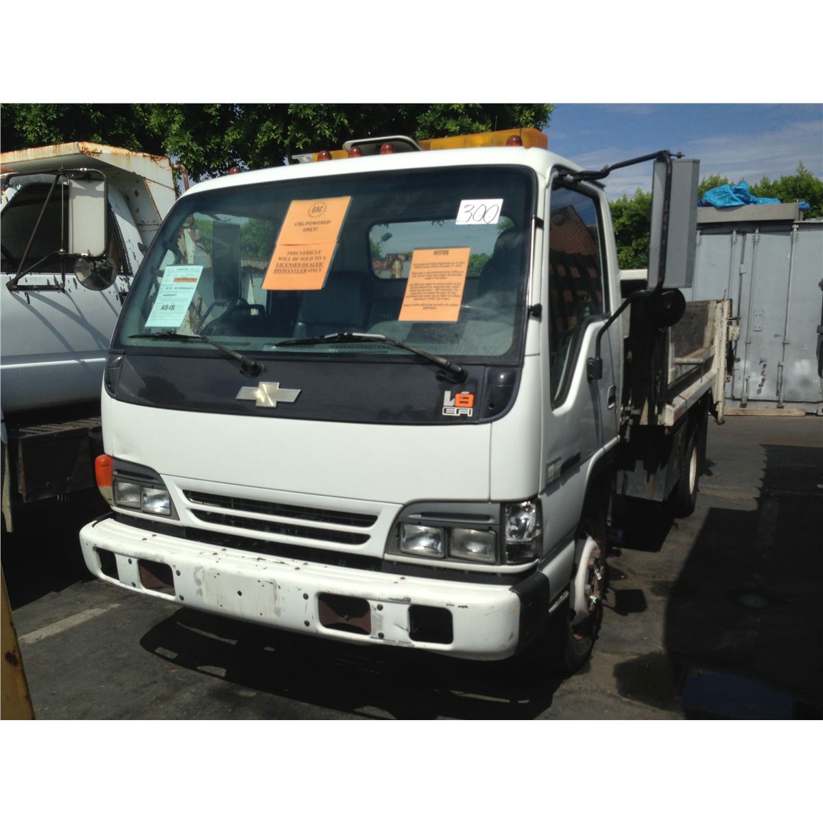 1996 CHEVROLET W4S042 DUALLY CAB OVER DUMP TRUCK 8 CYL.