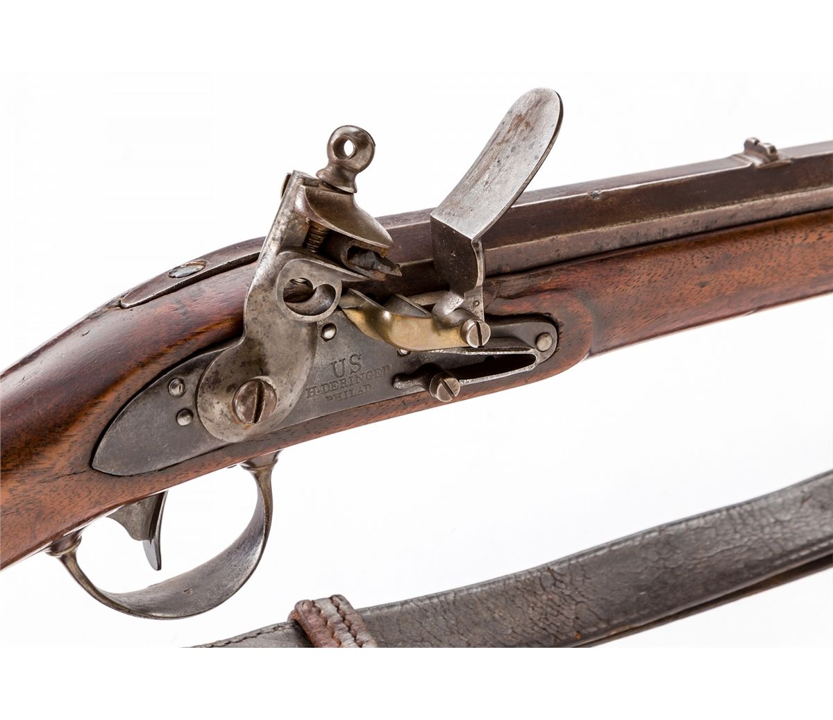 H. Deringer Model 1814 Flintlock Rifle