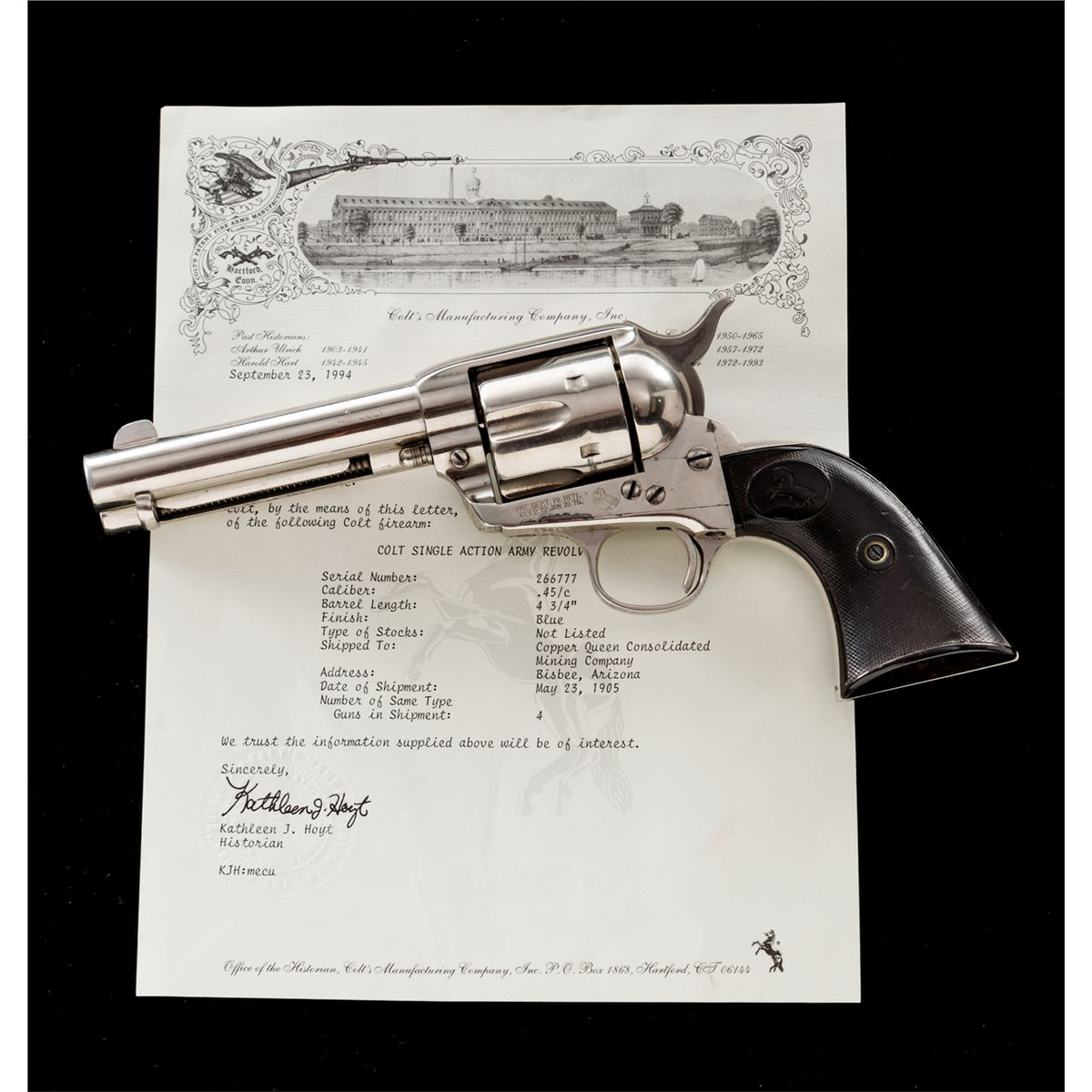 Copper Queen Colt SAA Revolver