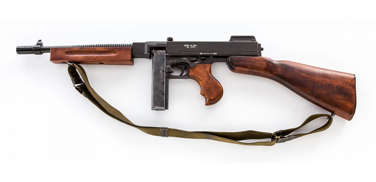Spanish Toy Copy of 1928 Thompson Sub-Machine Gun