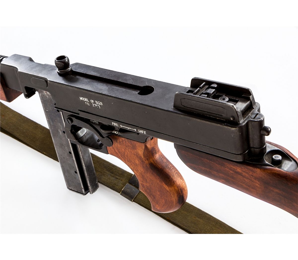 Spanish Toy Copy of 1928 Thompson Sub-Machine Gun