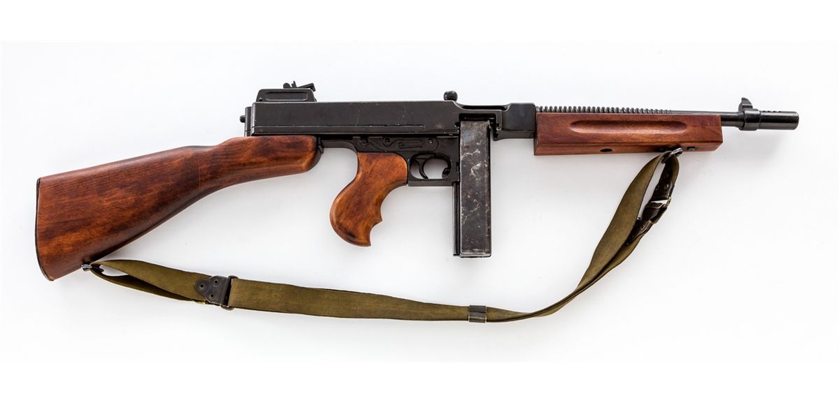 Spanish Toy Copy of 1928 Thompson Sub-Machine Gun