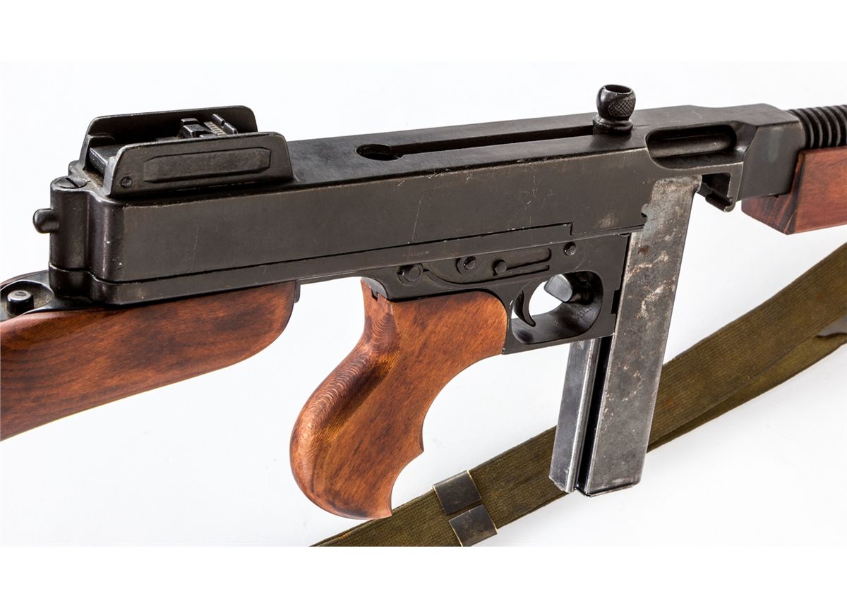 Spanish Toy Copy of 1928 Thompson Sub-Machine Gun