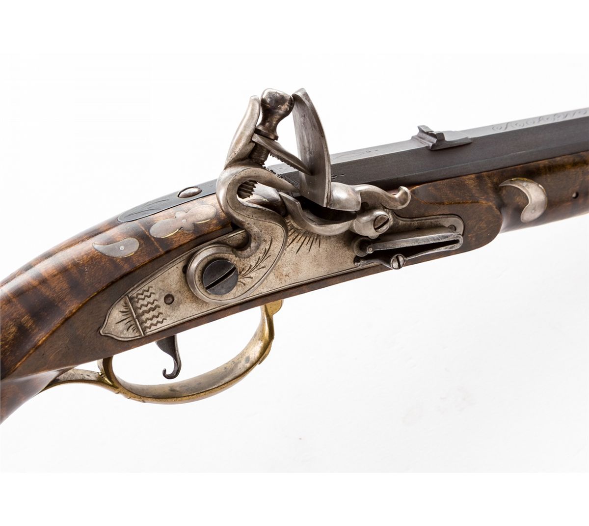Handmade Alvin White Flintlock Pistol