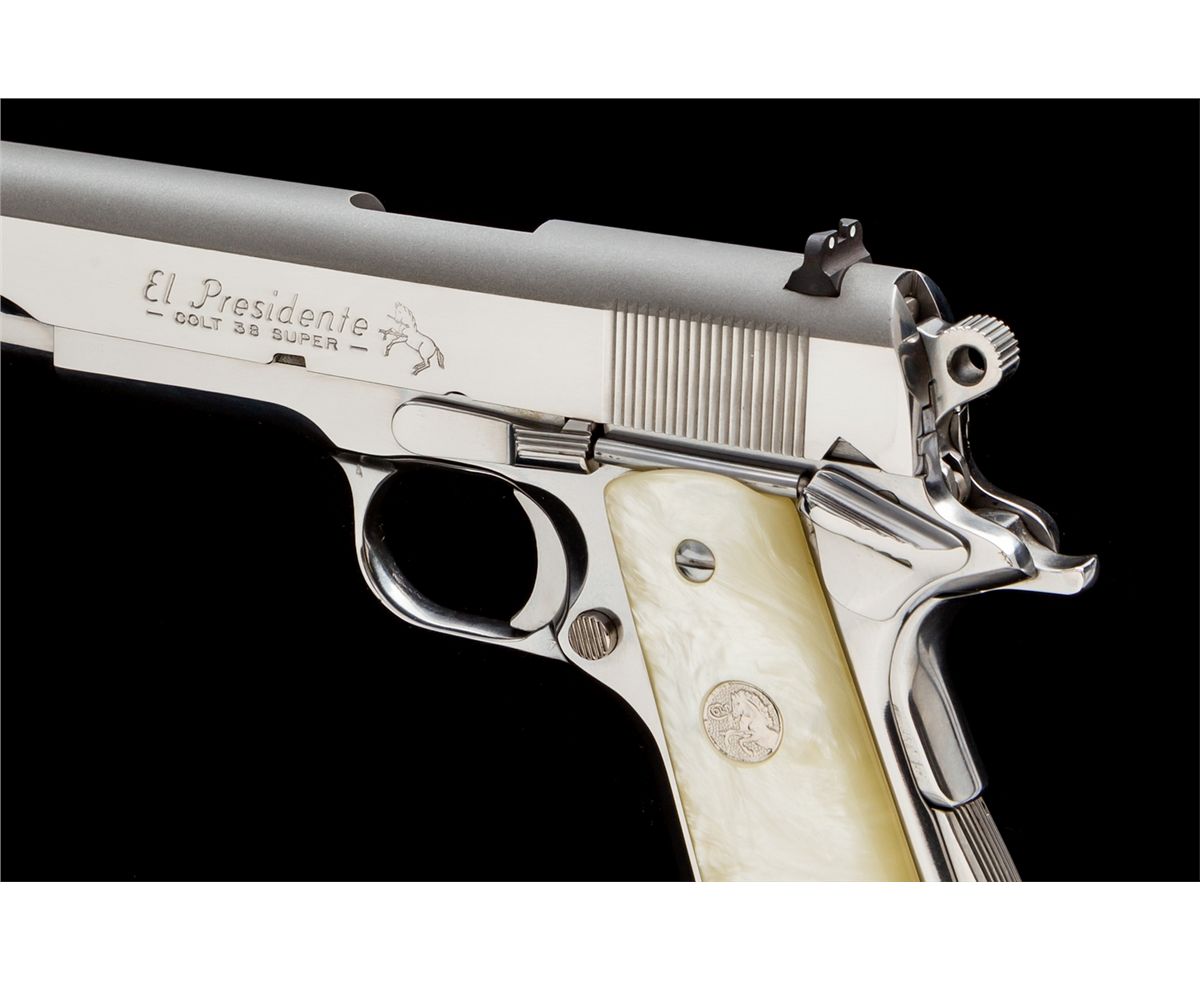 Colt MK IV Ser. 80 ''El Presidente'' SA Pistol