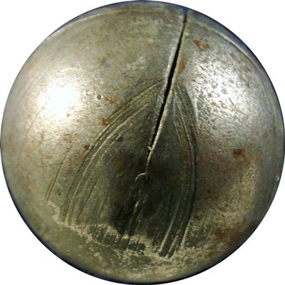 Marbles: Lot 73. Antique Steelie. 31/32". Mint 9.9.
