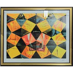 Salvador Dali-Limited Edition Lithograph-Lenin Tiger