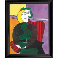 Pablo Picasso-Limited Edition Giclee-Woman in the Red Arm Chair