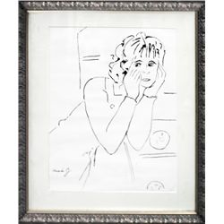 Matisse-Drawing-Lady in Waiting