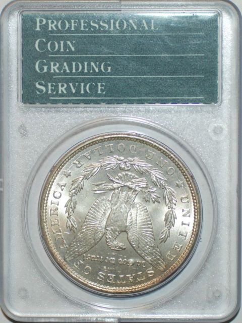 1887 PCGS MS63 CAC GOLD LABEL STICKER! VERY RARE! MORGAN DOLLAR OGH