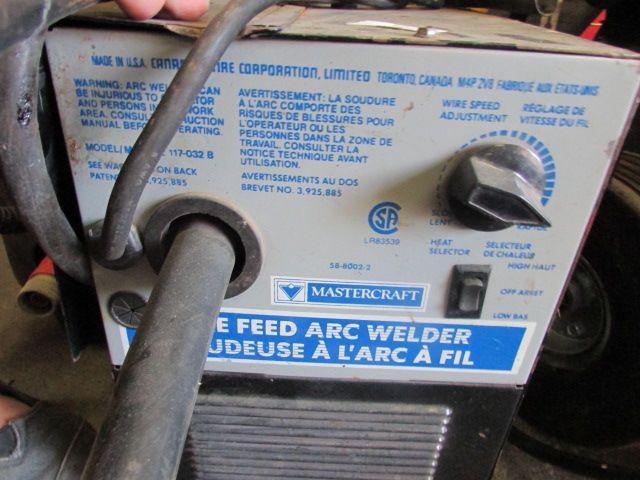 MASTERCRAFT WIRE FEED WELDER