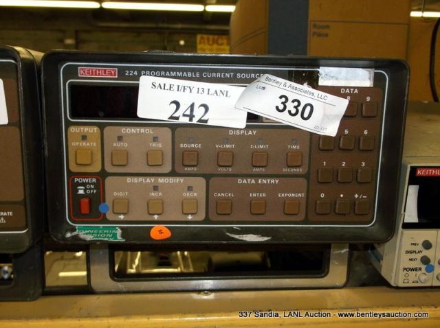 KEITHLEY 224 PROGRAMMABLE CURRENT SOURCE (print sequence:) I242