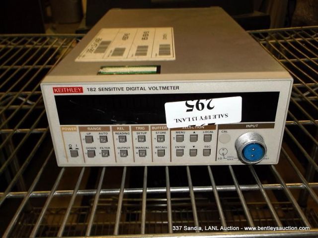 KEITHLEY 182 SENSITIVE DIGITAL VOLT METER (print sequence:) I295
