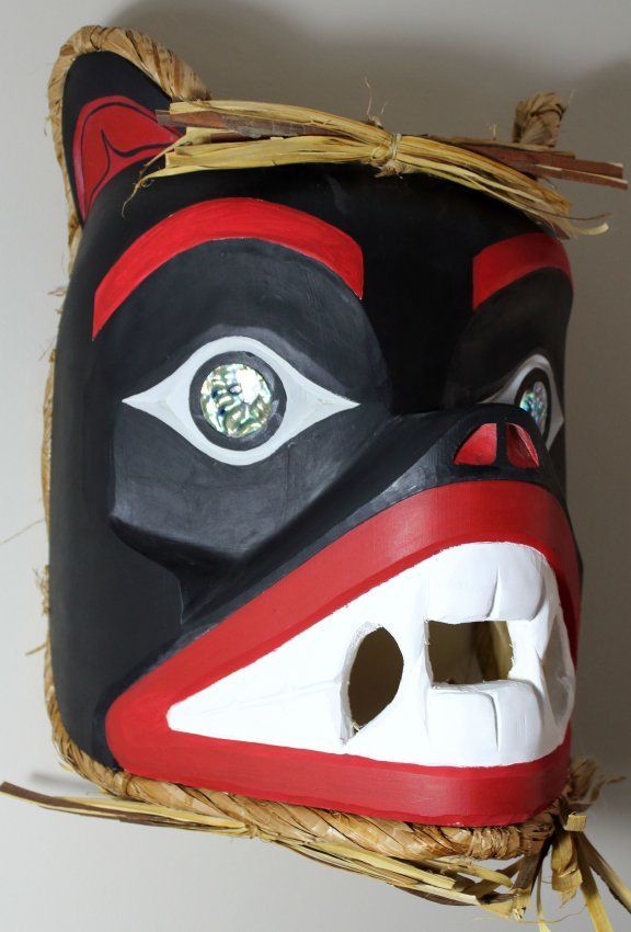 West Coast Native Huge Bear Mask
