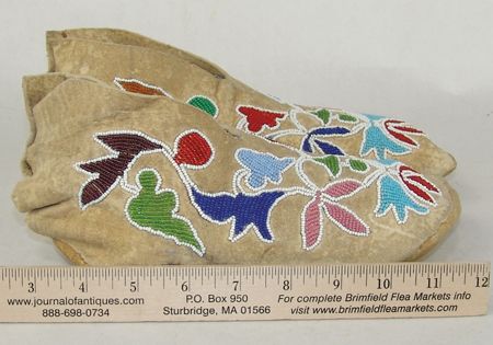 Osage Beaded Moccasins