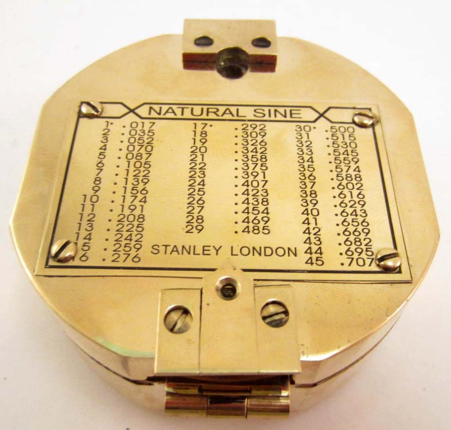 NATURAL SINE COMPASS - STANLEY LONDON