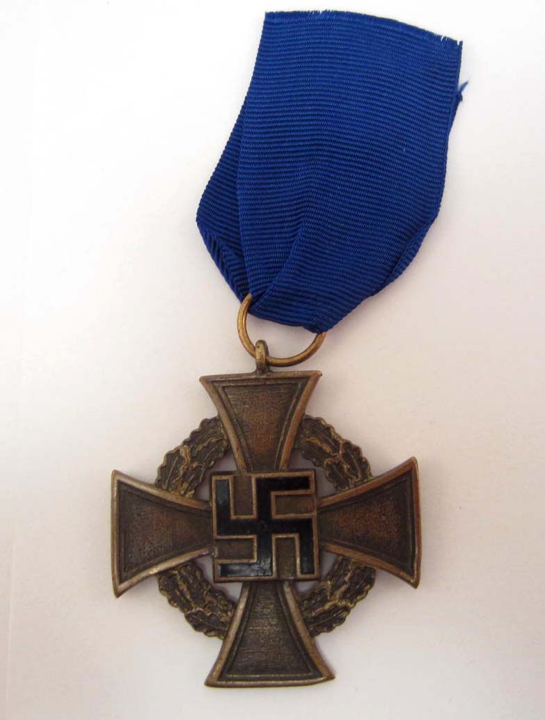GERMAN NAZI POLITICAL 10 YEAR NSDAP LONG SERVICE DECORATION