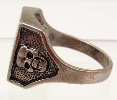 GERMAN NAZI WAFFEN SS OFFICERS LIGHTNING BOLT RUNIC RING