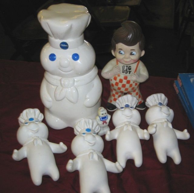 Pillsbury Dough Boy, and Bobs Big Boy Collectibles