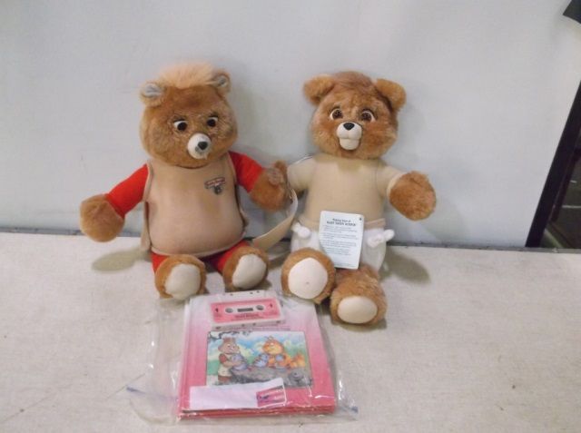 Pair of Baby Teddy Ruxpin Teddy Bears