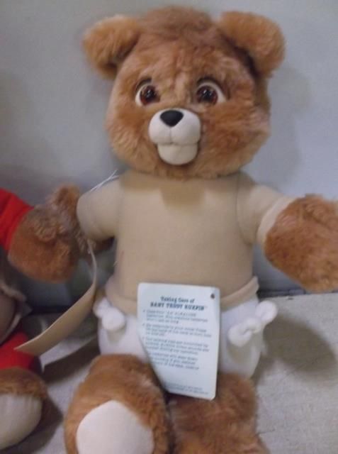 Pair of Baby Teddy Ruxpin Teddy Bears