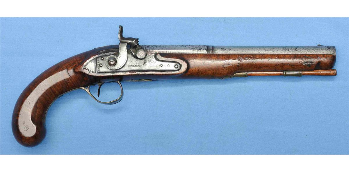 Full Stock Converted English Holmes Officers Pistol