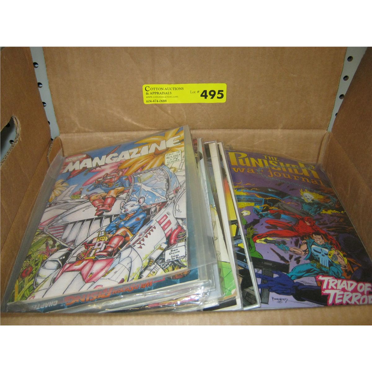 Box of Comic books