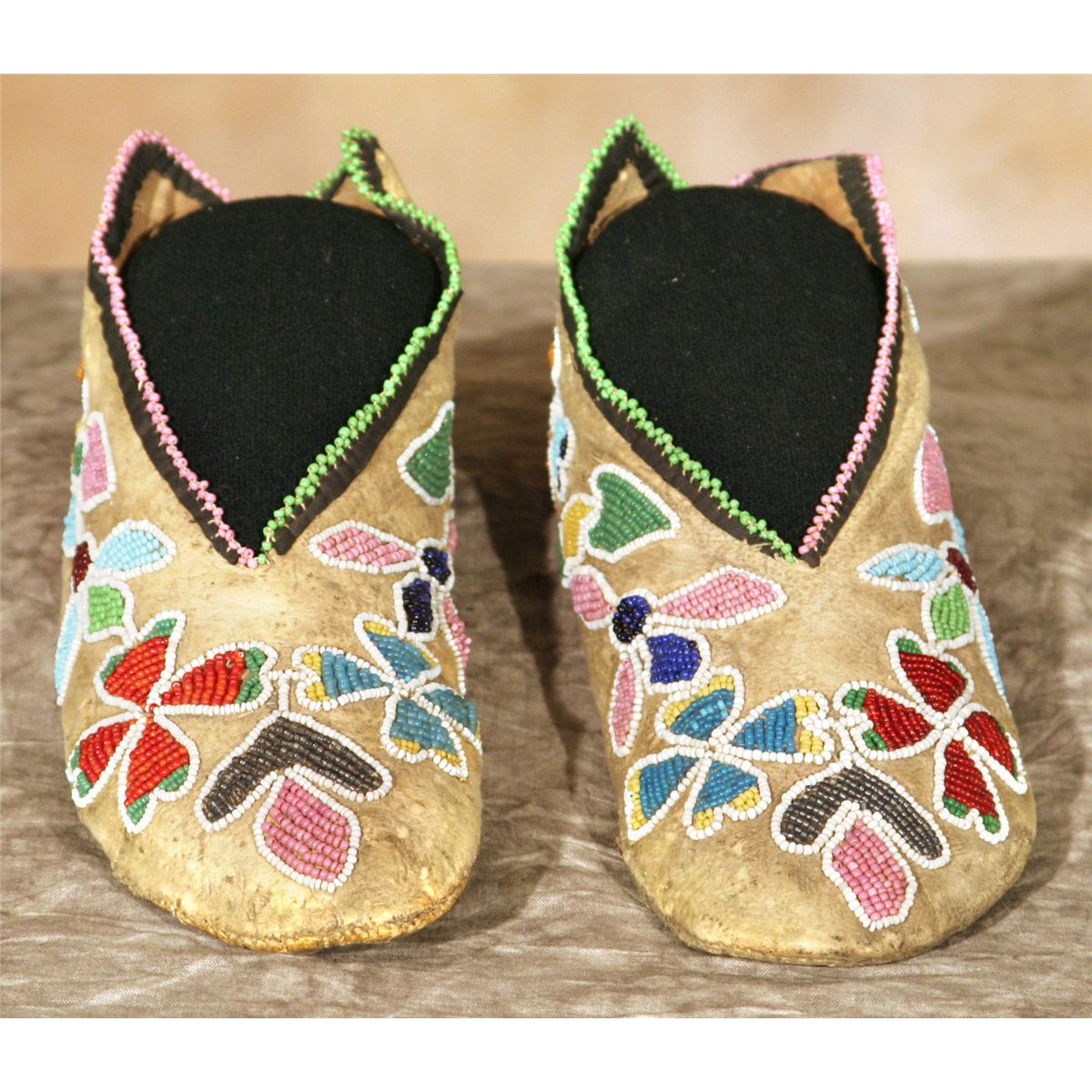 Oto Woman's Beaded Moccasins