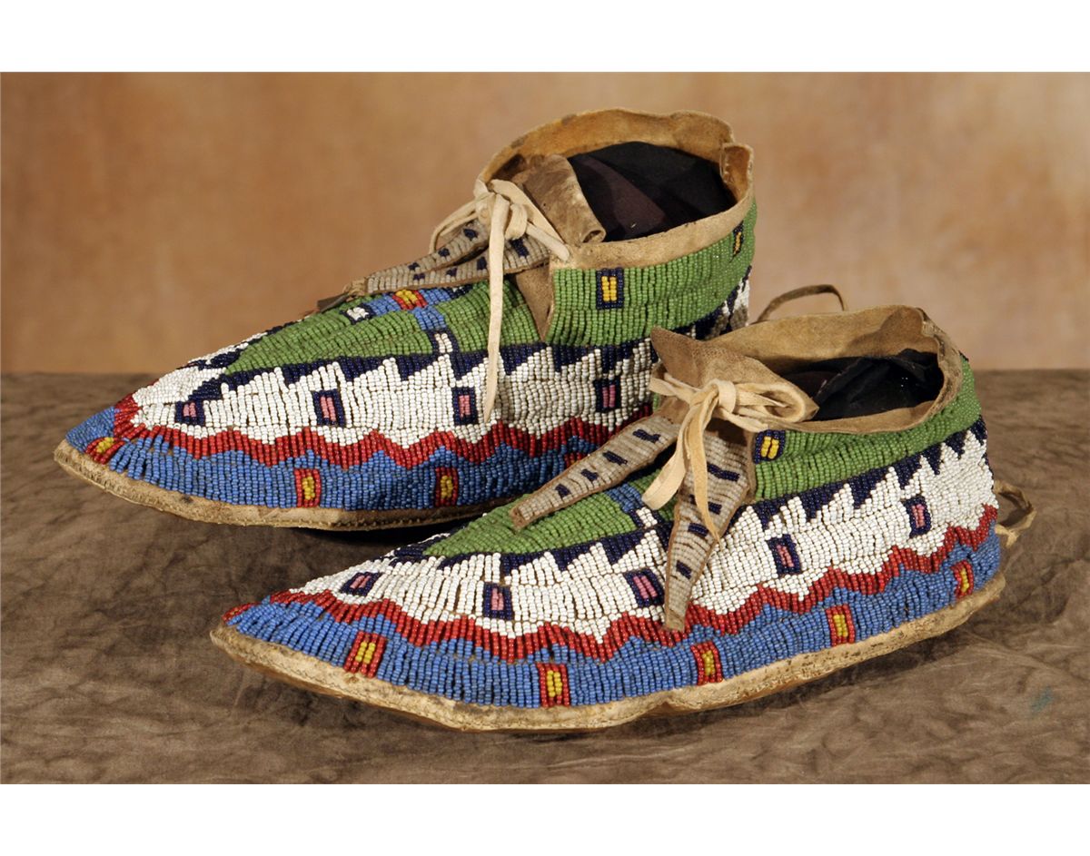 Sioux Beaded Moccasins