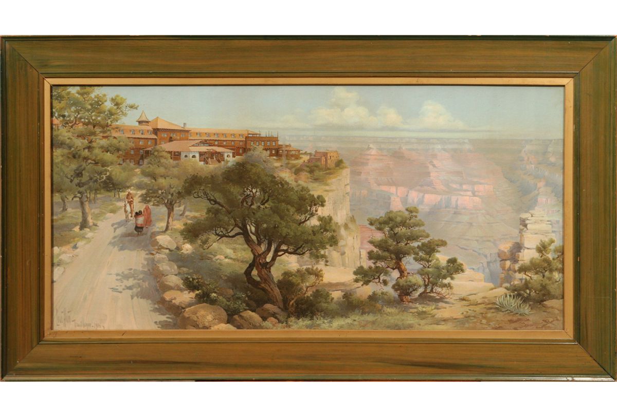 Louis Akin, chromolithograph