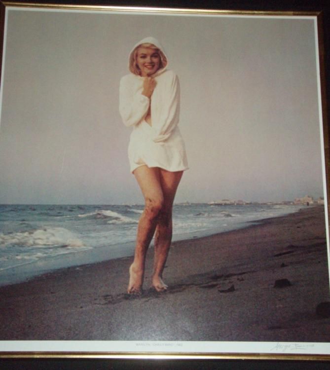 Marilyn Monroe Photograph Signed by George Barris-Windy Marilyn Monroe Photograph Signed by George Barris-Windy