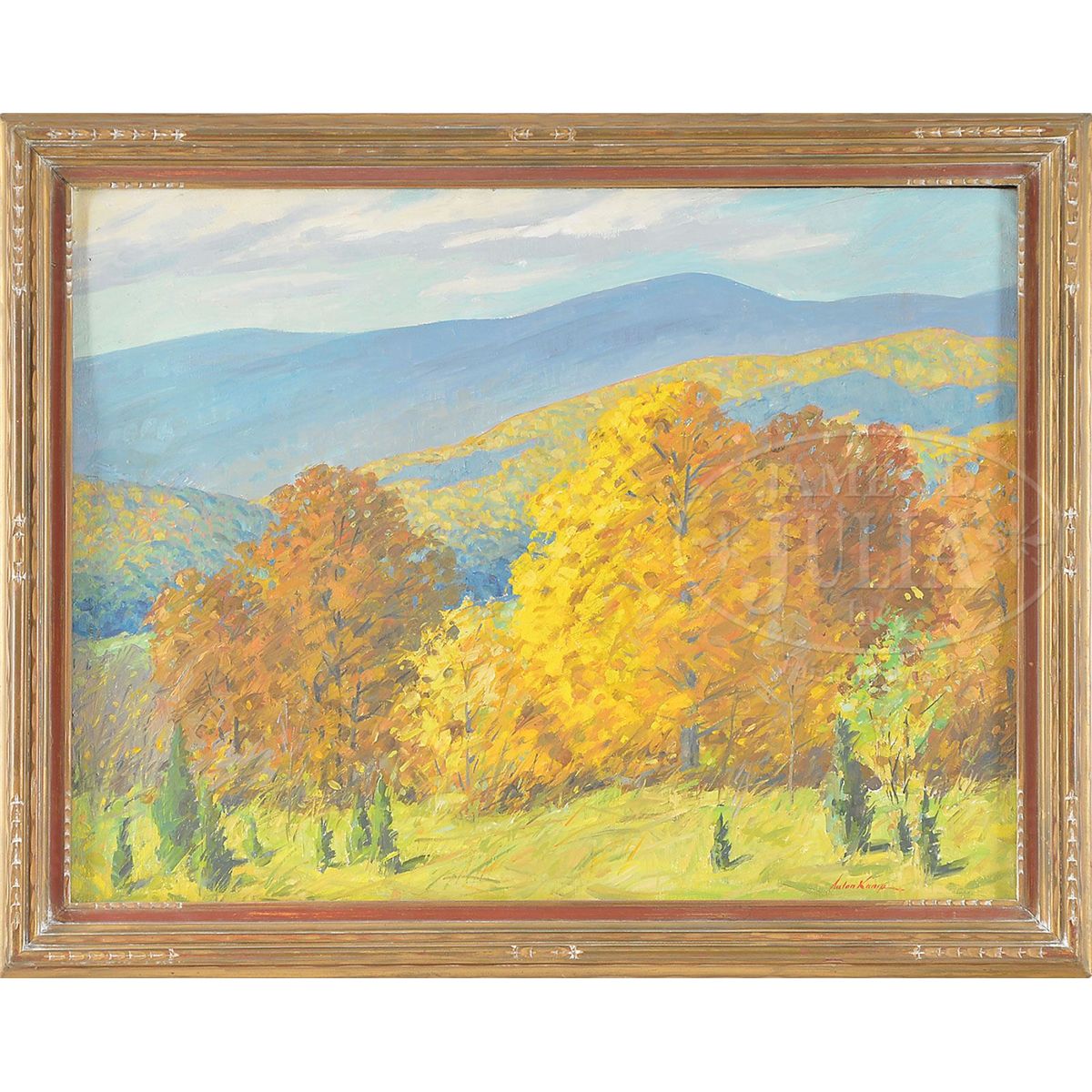 ANTON KAMP (American, 1898-1985) "GLORIOUS OCTOBER"