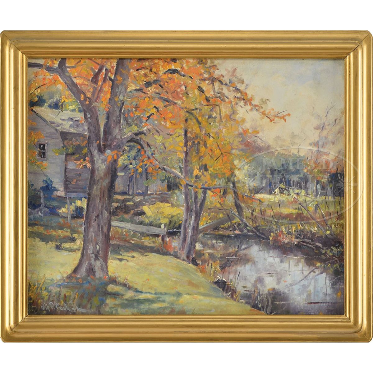 OTIS PIERCE COOK, JR. (American, 1900-1980) "FRESH RIVER PASKAMANSETT"