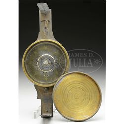 RARE AND IMPORTANT RITTENHOUSE & POTTS SURVEYOR'S COMPASS.