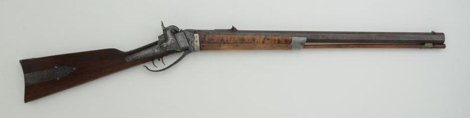 Classic Sharps Model 1853 period engraved slant breech heavy barrel ...
