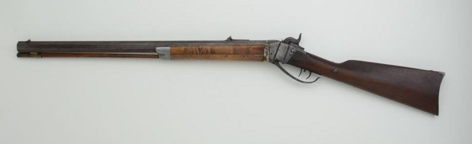 Classic Sharps Model 1853 period engraved slant breech heavy barrel ...