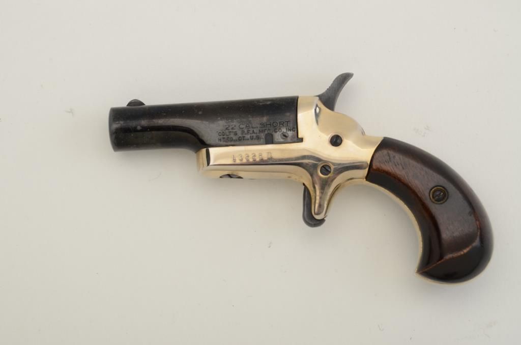 Modern Colt Single Shot Derringer, .22 Short cal., 2-1/2” barrel, blue ...